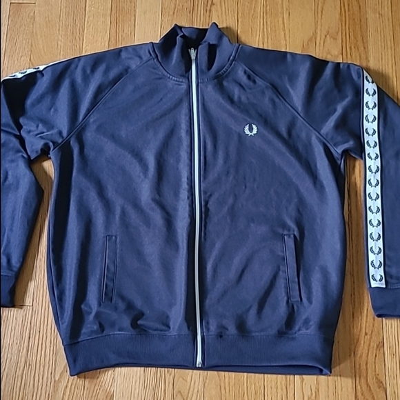 Fred Perry | Jackets & Coats | Mens Fred Perry Taped Track Jacket Xxl ...